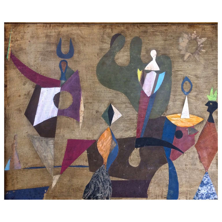 Dada Collage by Jean Varda at 1stDibs