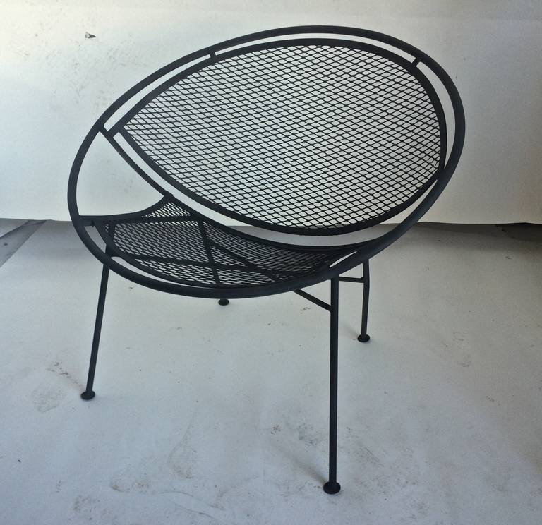 Four Salterini Clamshell Lounge Chairs Designed by Maurizio Tempestini ...