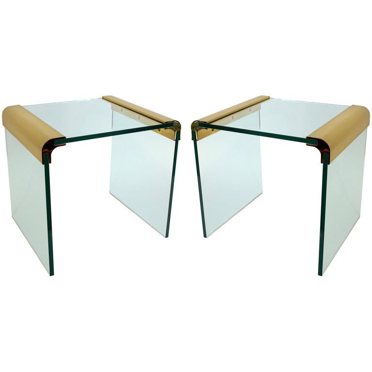 Pair Pace Side Tables at 1stDibs