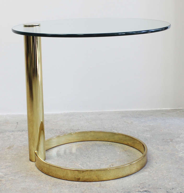 Pace Brass Side Table at 1stDibs