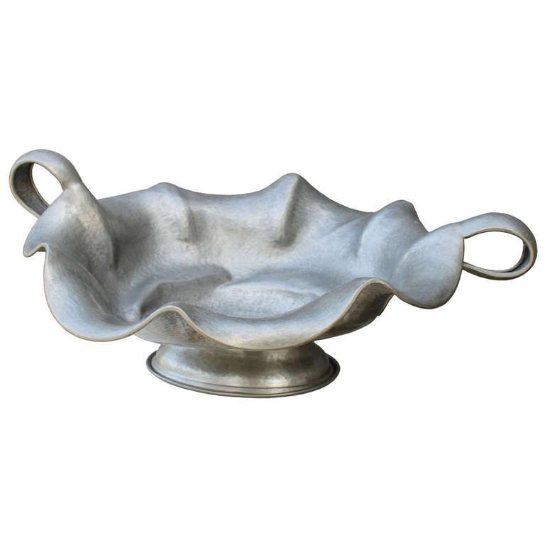 Italian Pewter Bowl at 1stDibs