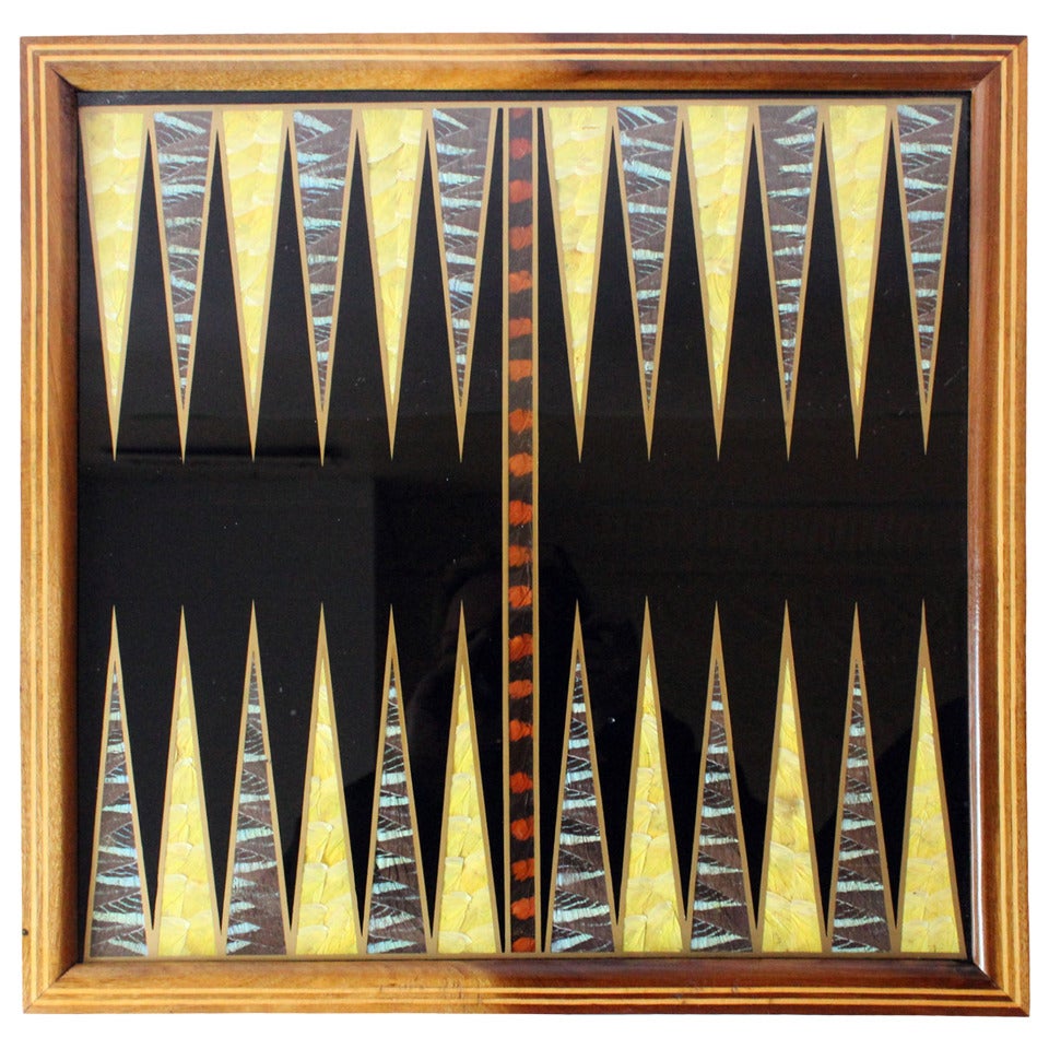 Butterfly Backgammon Board at 1stDibs