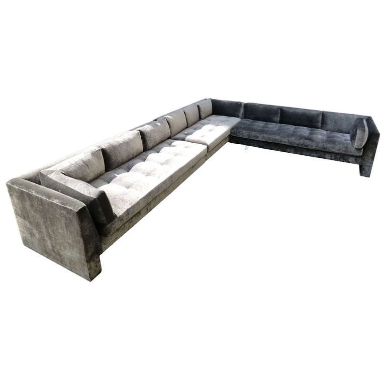 An Extra-Large Custom Sofa by Vladimir Kagan, USA, c. 1970s at 1stDibs