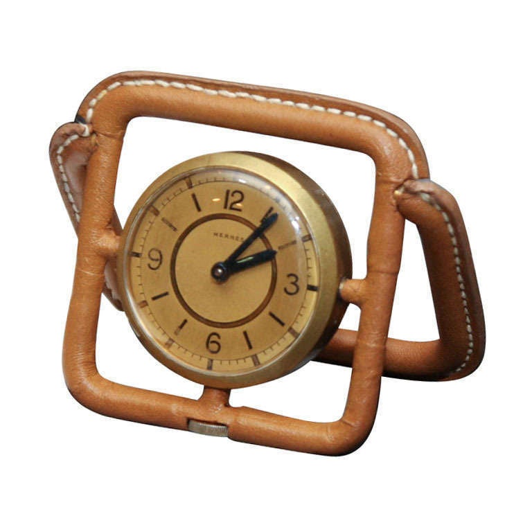 Rare Hermes Clock For Sale at 1stDibs