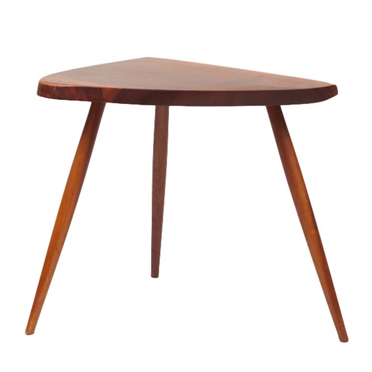 Three Sided End Table By George Nakashima at 1stDibs