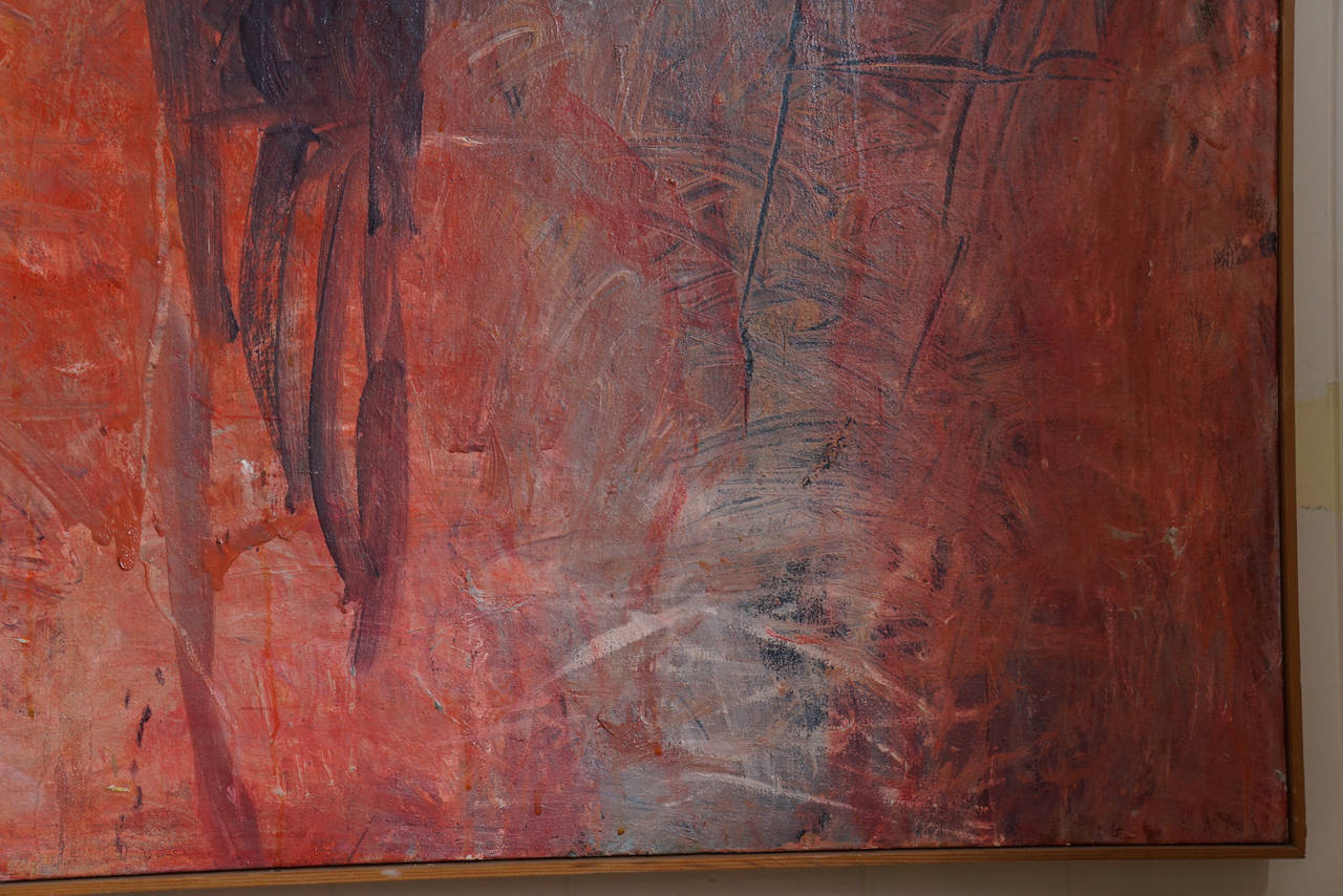 Large Painting by Pia Stern "Saturday Sale" at 1stDibs