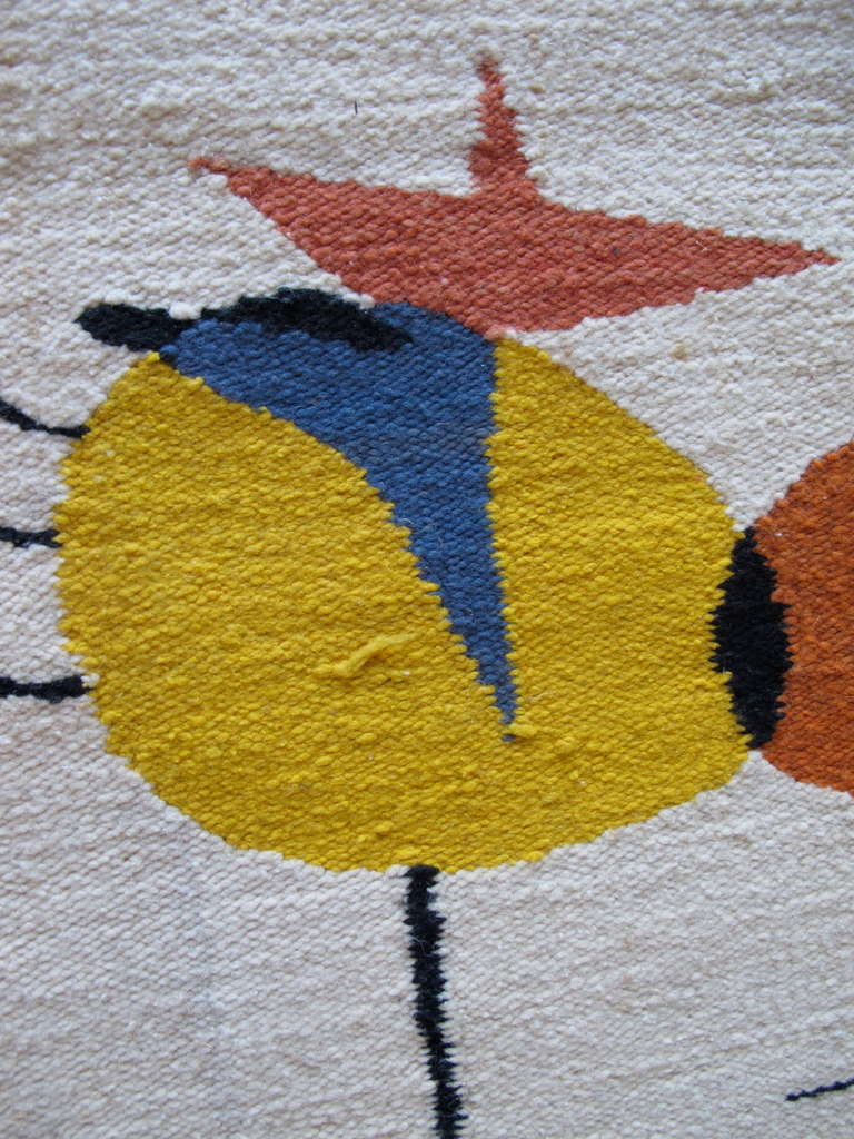 A Vintage Miro Style Tapestry at 1stDibs | miro tapestry, joan miro ...