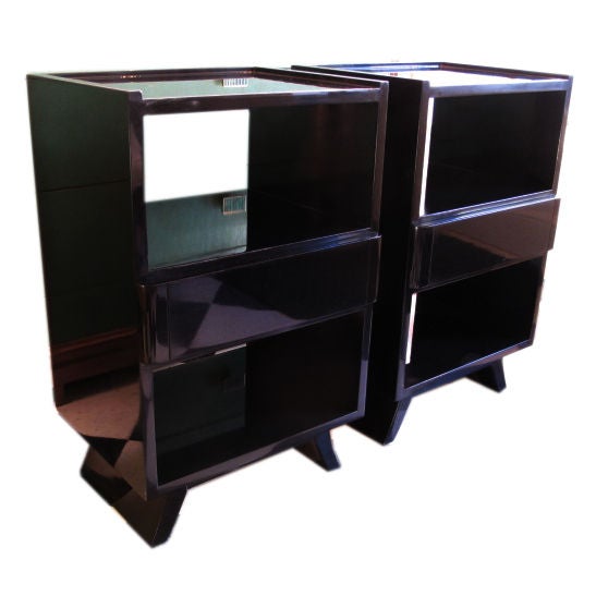 A Pair of Nightstands by Rway at 1stDibs