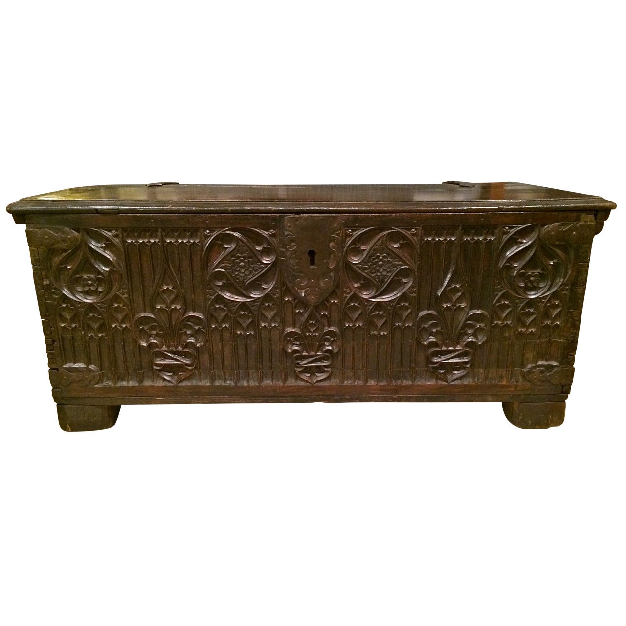 French Gothic Chest at 1stDibs