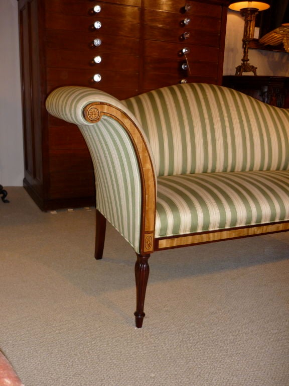 Federal Style Inlaid Sofa at 1stDibs