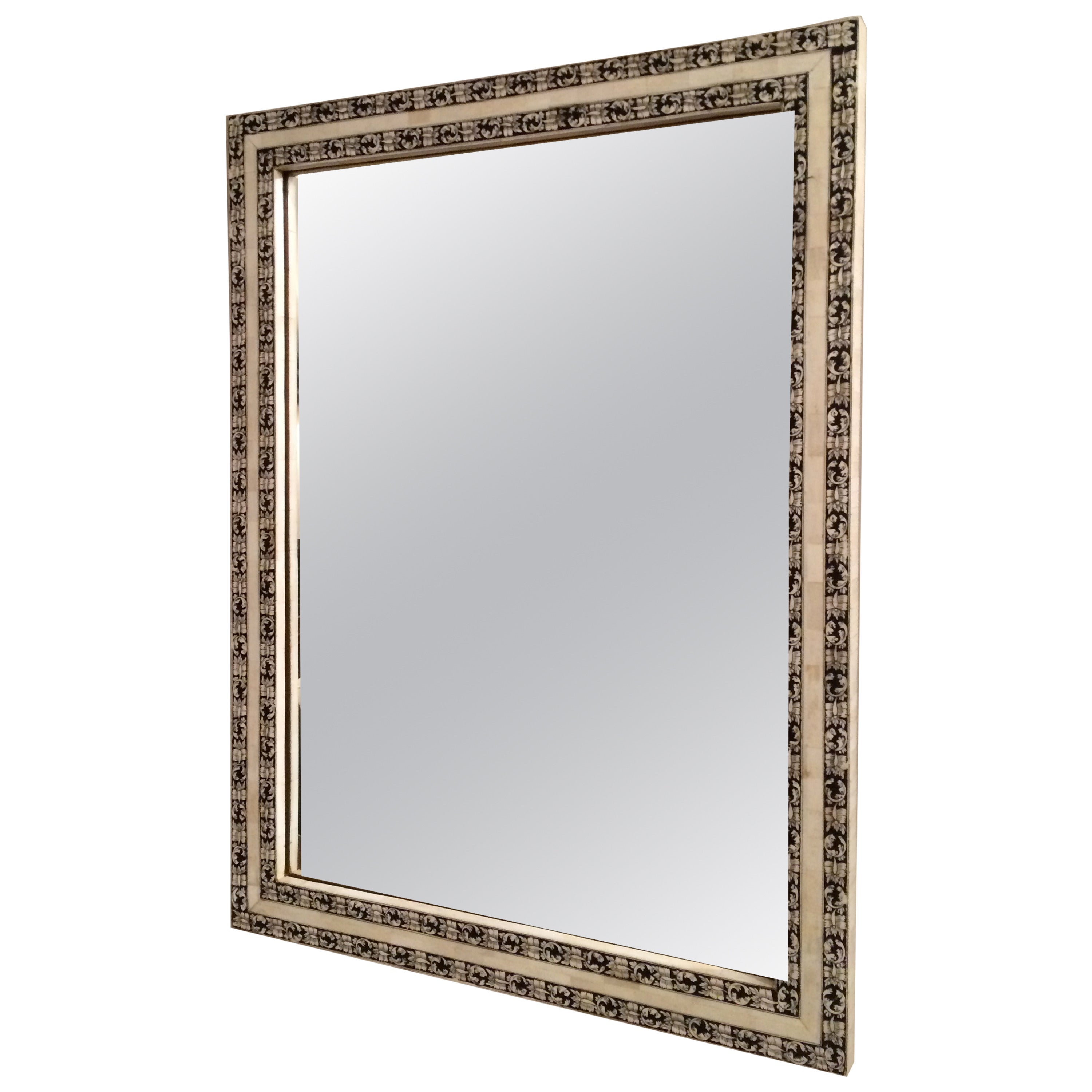 Anglo-Indian Tessellated Bone Mirror at 1stDibs