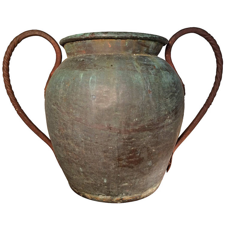 Large Copper Urn at 1stdibs