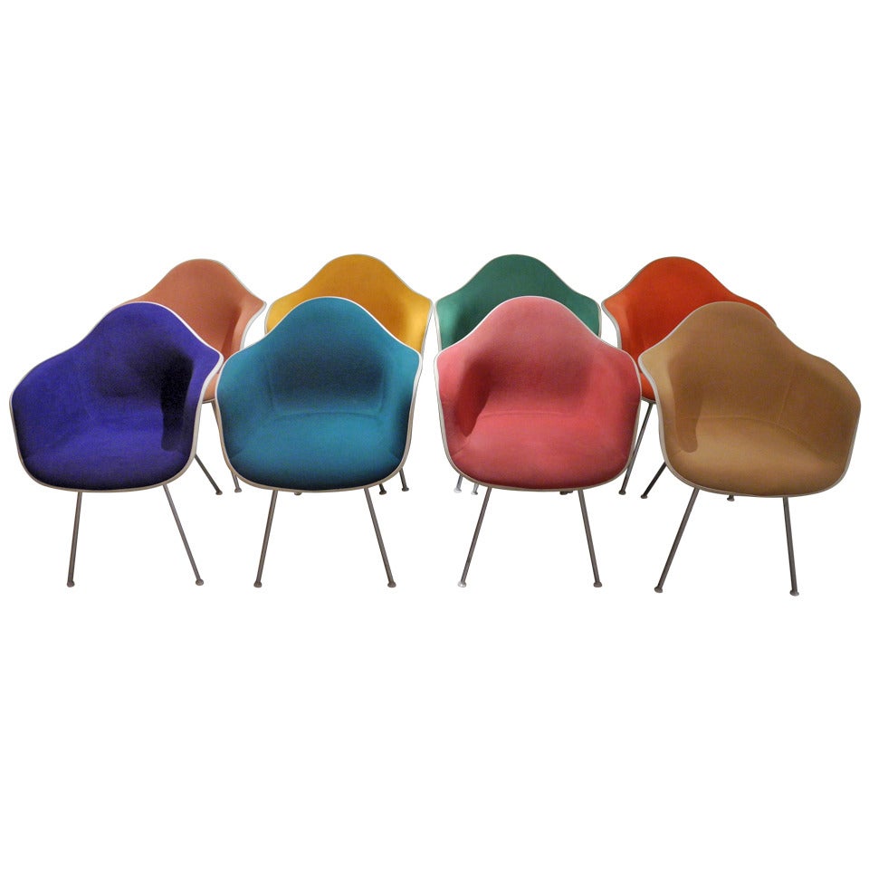 Charles Eames Shell Chairs (Set of 8) at 1stDibs