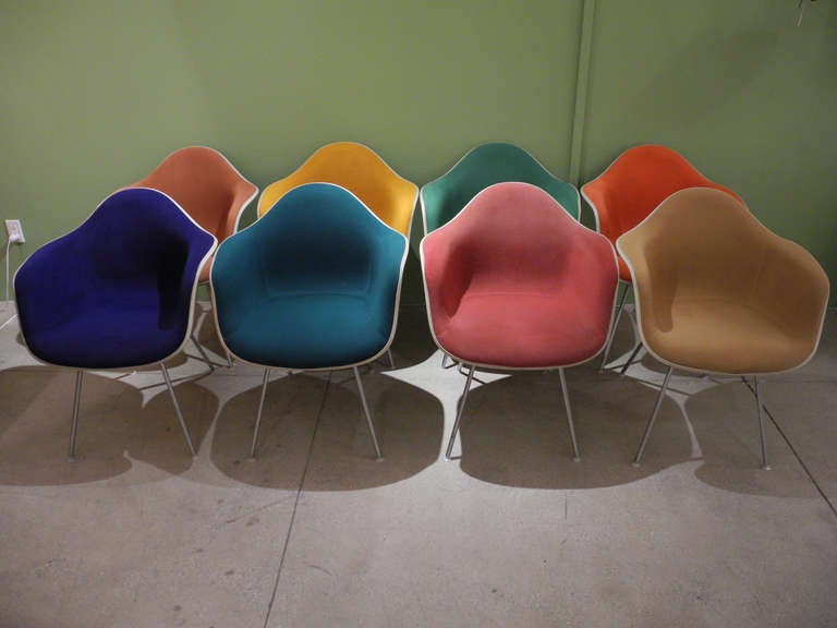 Charles Eames Shell Chairs (Set of 8) at 1stDibs