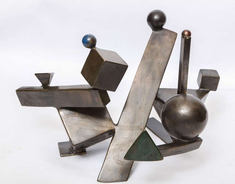1930's American Modernist Cubist Table at 1stDibs