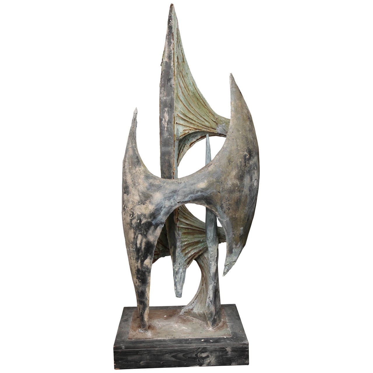 Monumental Abstract Modernist Surrealist Sculpture Signed J Segura ...