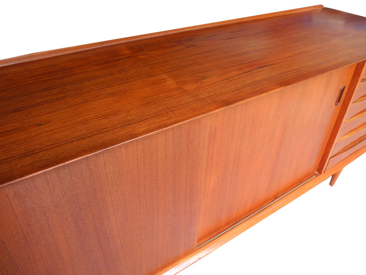 Danish Modern Teak Sideboard/Storage Credenza by Arne Vodder at 1stDibs
