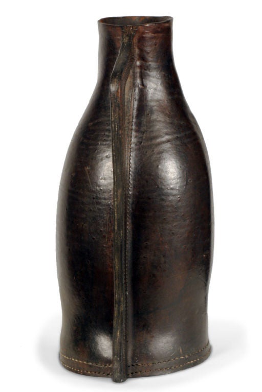 English Stitched Leather Drinking Vessel For Sale at 1stDibs | leather ...