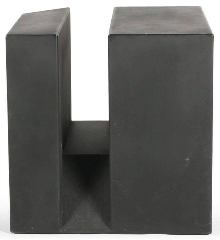 American ‘Black Cube’ Aluminum Sculpture by Alfredo Halegua For Sale at ...
