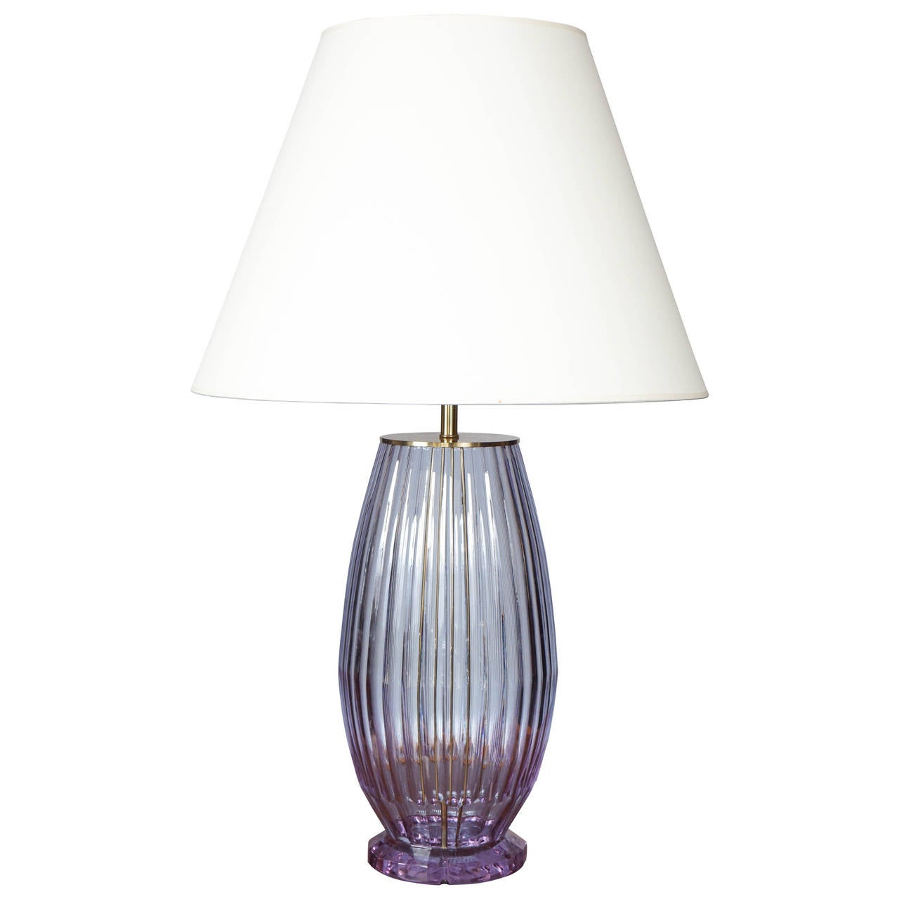 Moser Glass Lamp at 1stDibs