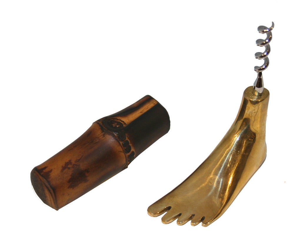 Carl Aubock Corkscrew Foot at 1stDibs