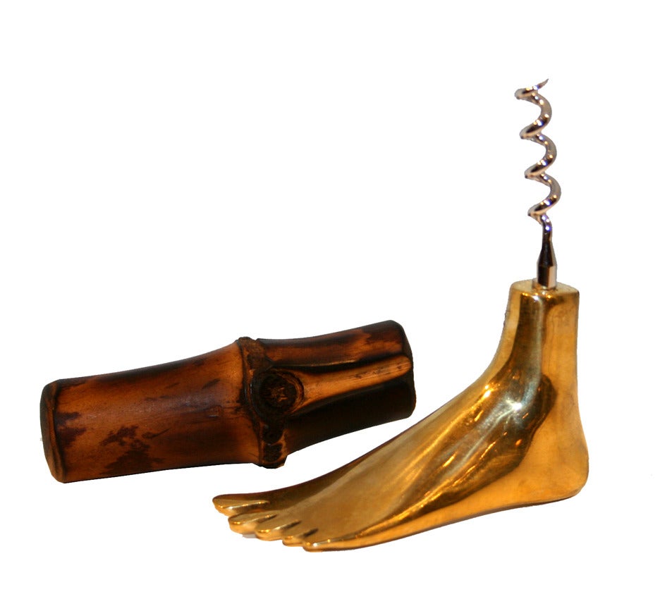 Carl Aubock Corkscrew Foot at 1stDibs