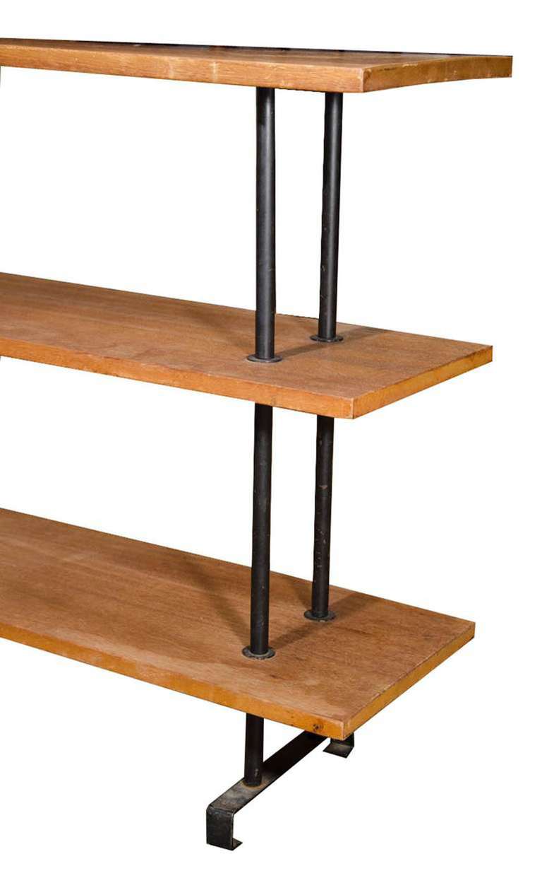 1950's Modernist 3 Level Bookshelf at 1stDibs
