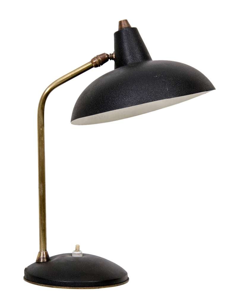 Pair of Modernist European Table Lamps Circa 1950's at 1stDibs