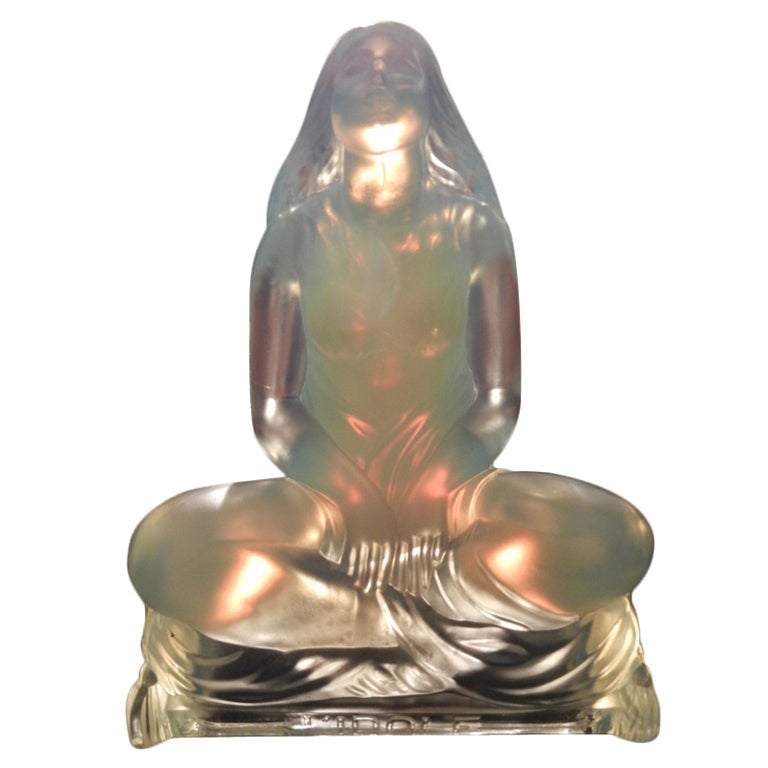 Art Deco Sabino Figurine Rare, L' Idole C-1928 at 1stDibs