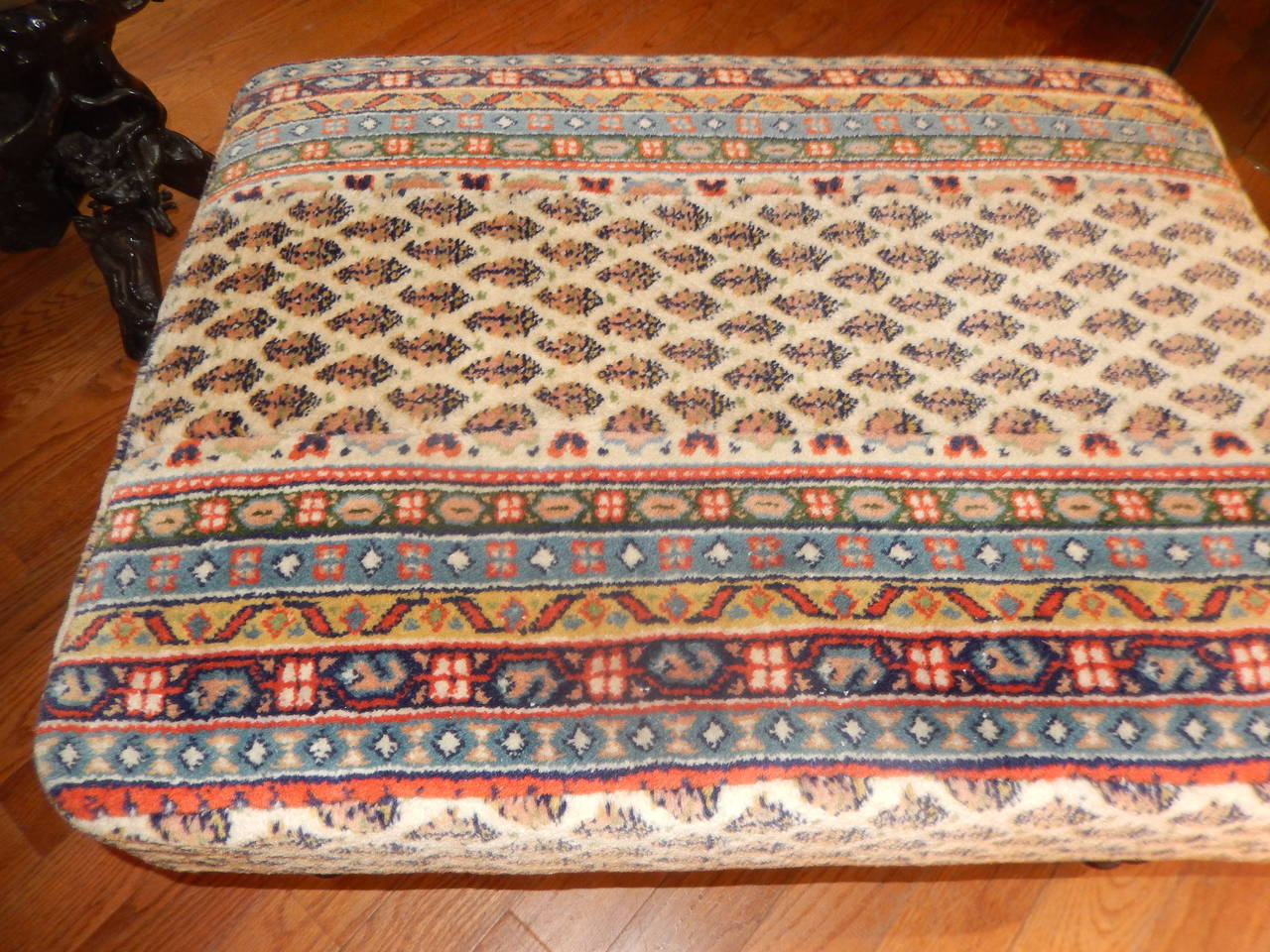 Vintage George Smith Tapestry-Upholstered Ottoman or Stool at 1stDibs ...