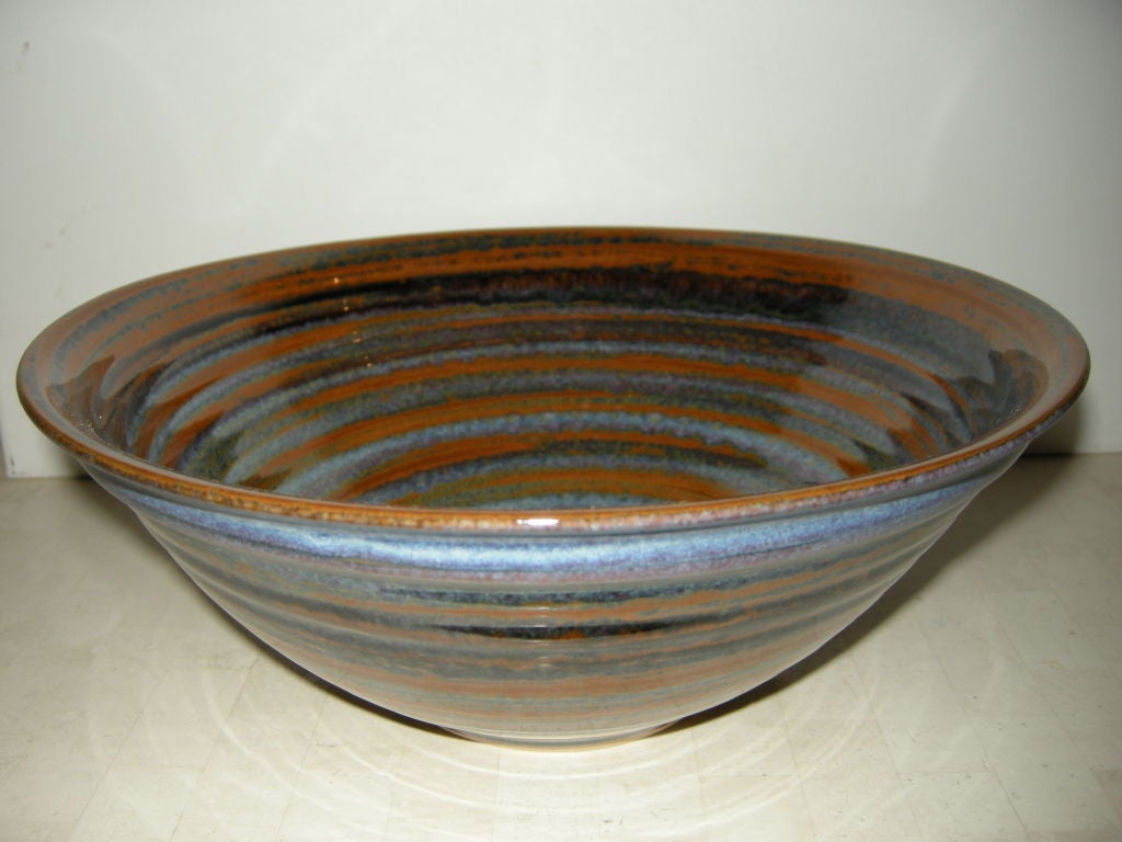 Hand Thrown Ceramic Bowl at 1stDibs