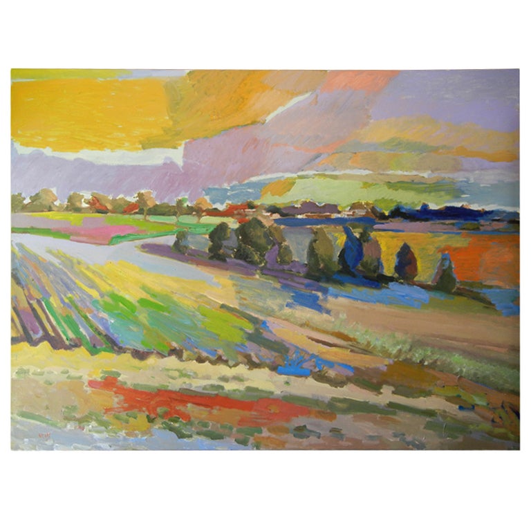 Cultured Field, Long Island NY, by Artist Valta Us. at 1stDibs