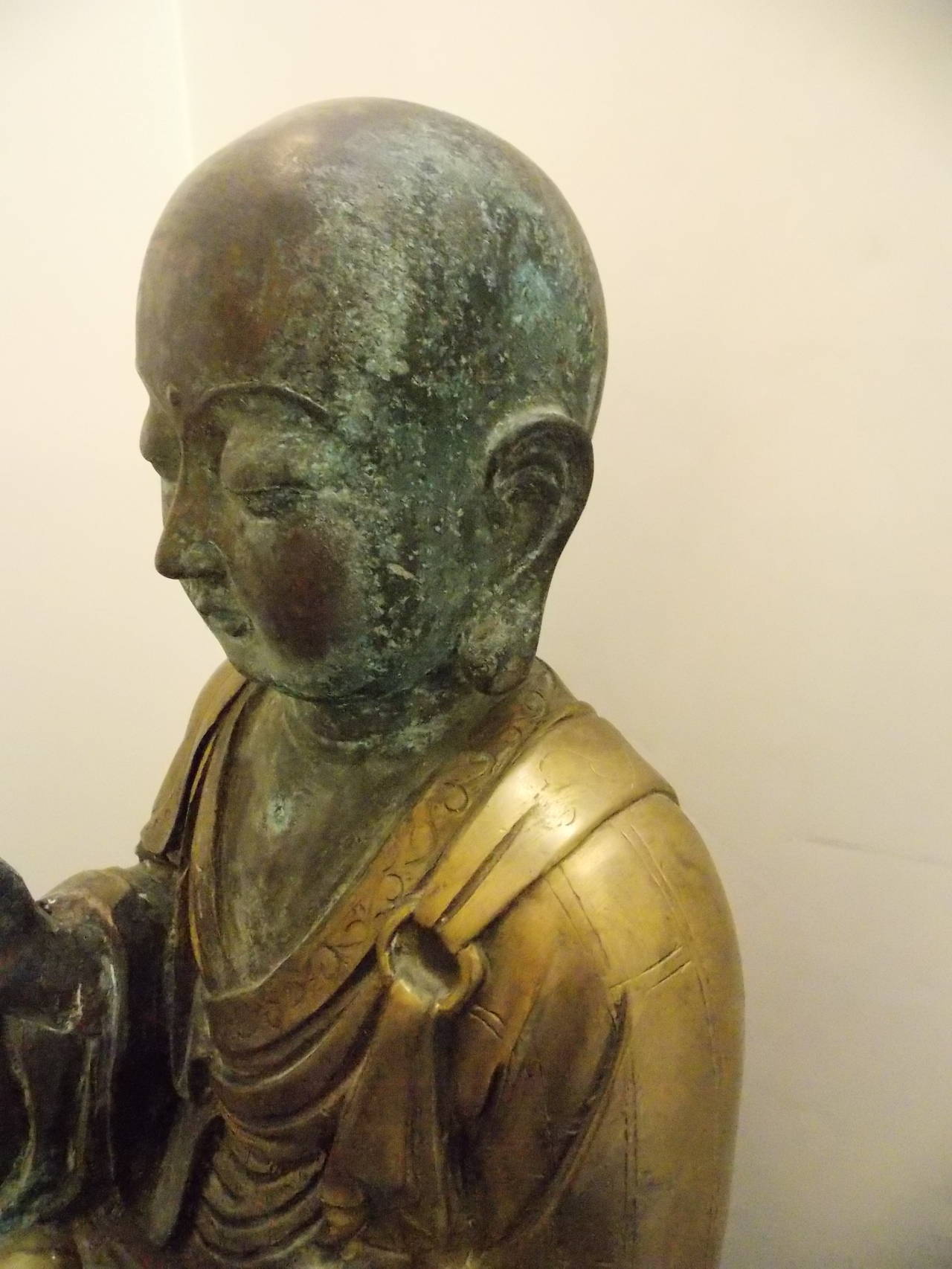 Chinese Bronze and Copper Lohan at 1stDibs | lohan chinese