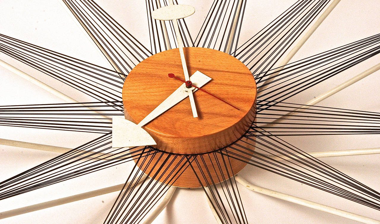 Very Rare George Nelson String Wall Clock at 1stDibs | george nelson ...