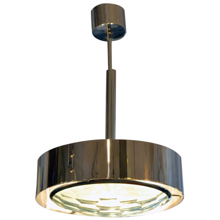 Elegant Faceted Lens Fixture at 1stDibs