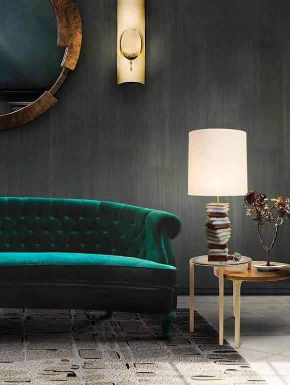 European Modern Brass, Bronze Glass and Timber Luray Side Table by ...