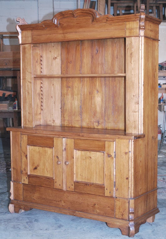 Russian Step Back Hutch or Buffet, circa 1870 at 1stDibs