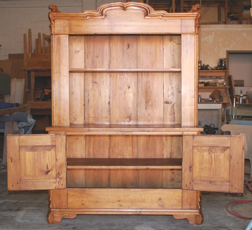 Russian Step Back Hutch or Buffet, circa 1870 at 1stDibs
