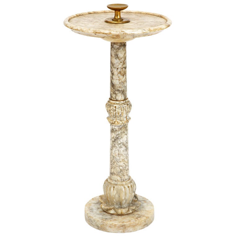 Italian Marble Smoking Stand at 1stDibs
