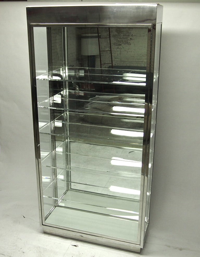 Display Case with Interior Lights by Pace Circa 1975 American at 1stDibs