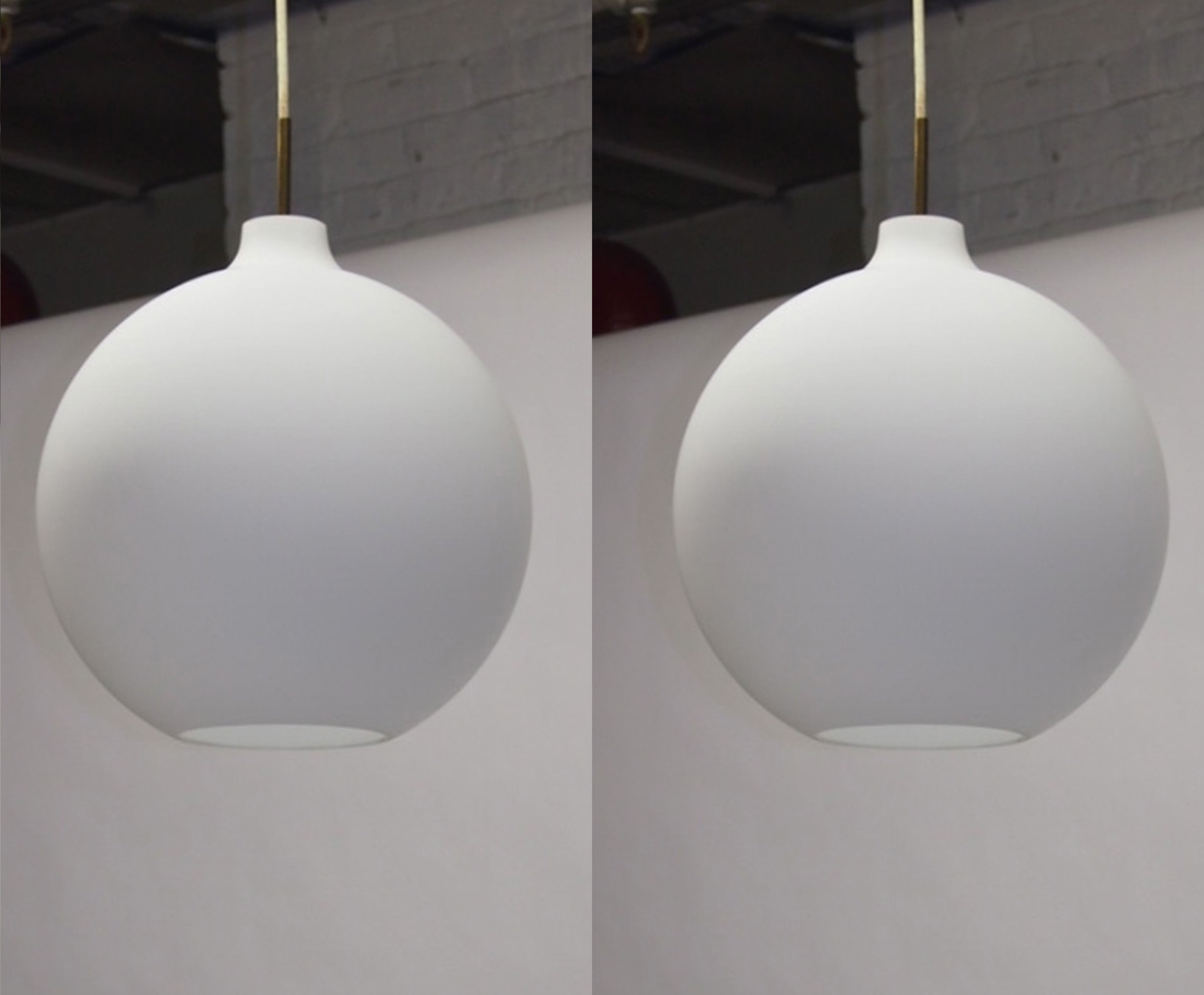 Pair of Ceiling Lights by Vilhelm Wohlert for Louis Poulsen in 1959 at ...