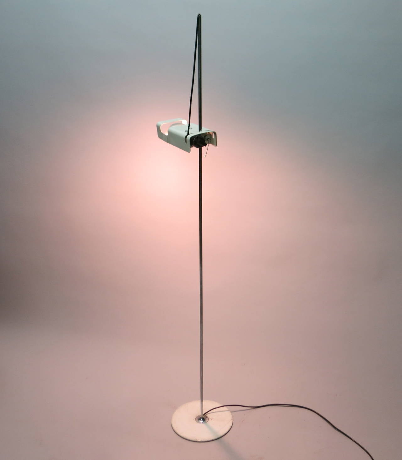 Floor Lamp Designed in 1964 by Joe Colombo for Oluce, Made in Italy For ...