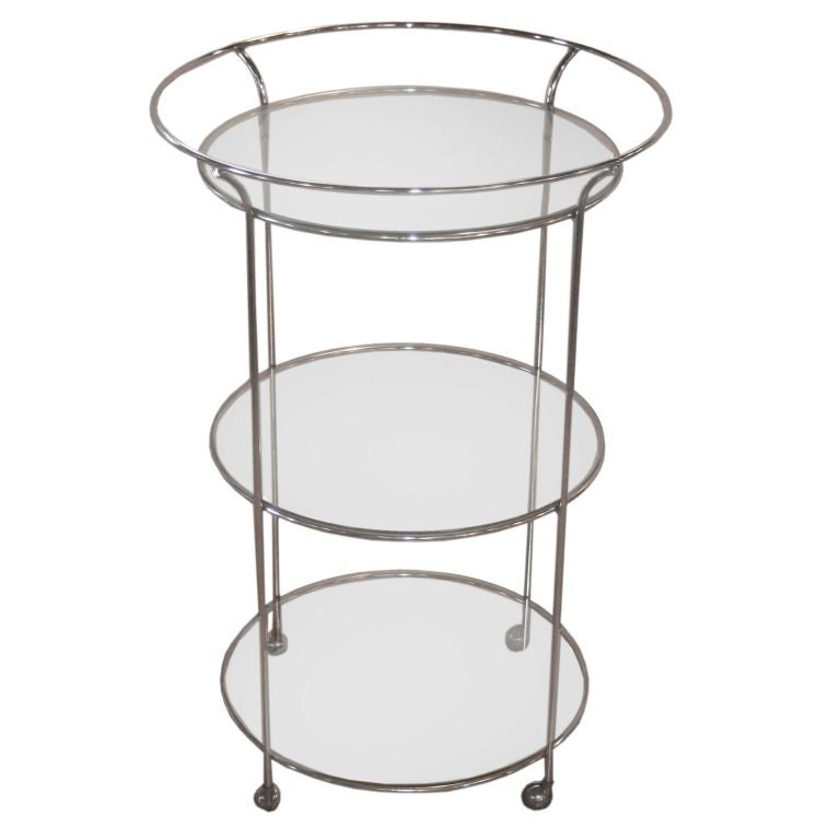 Mad Men Rolling Cart at 1stDibs