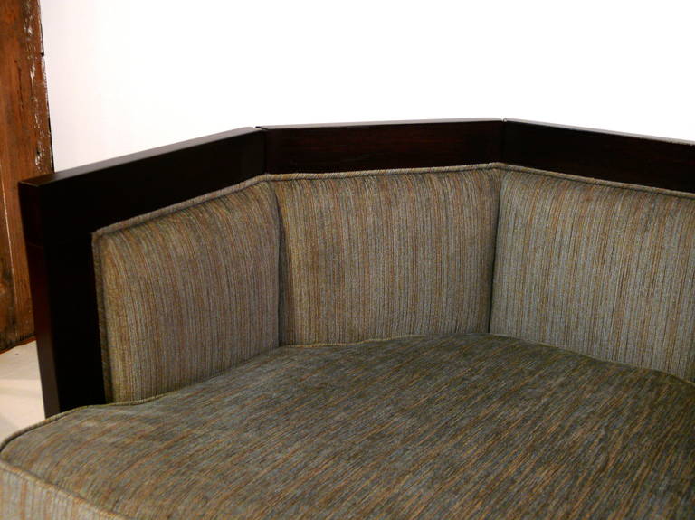 Pair of Hexagonal Barrel Chairs at 1stDibs