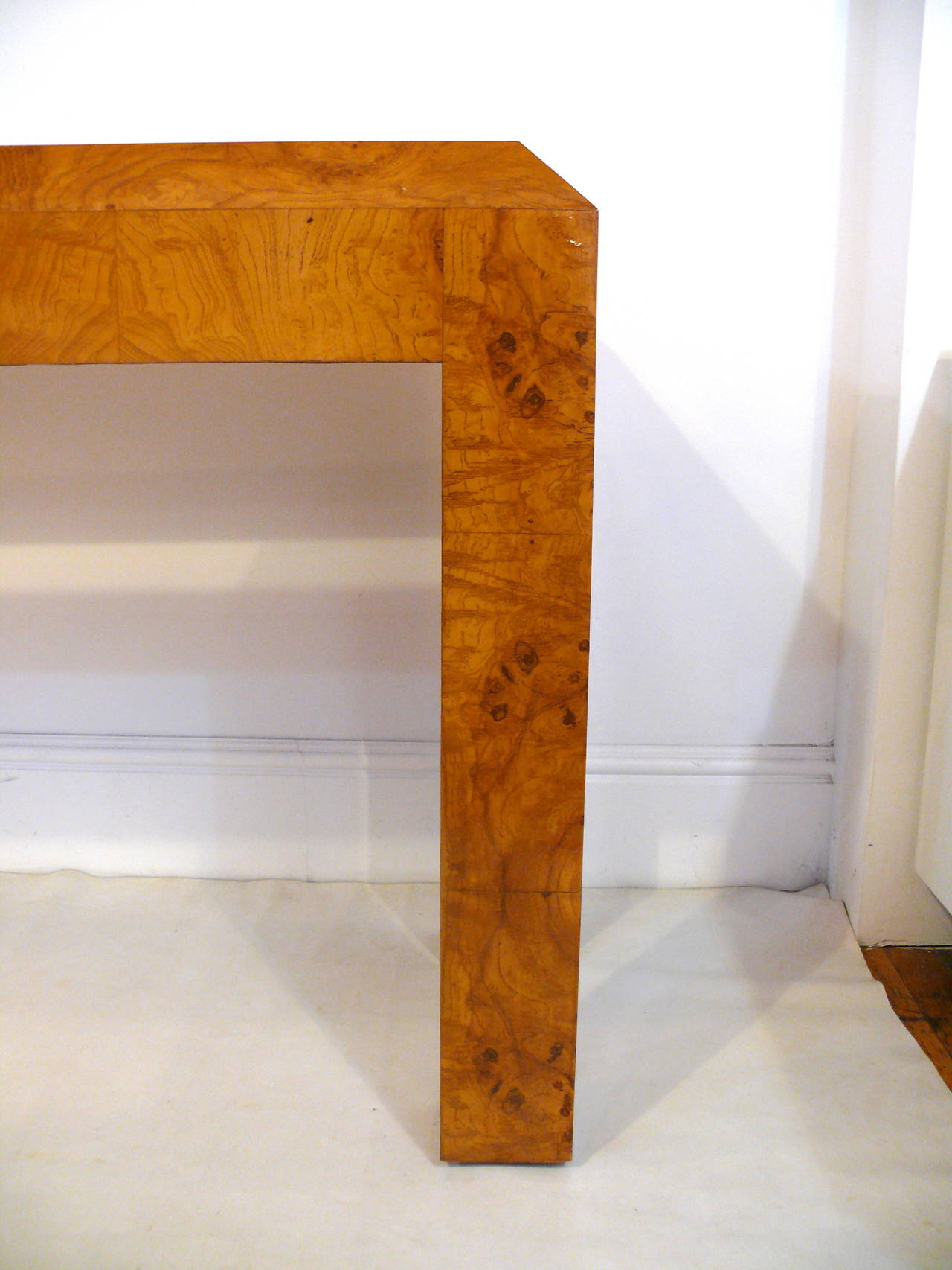 Olive Wood Console Table at 1stDibs