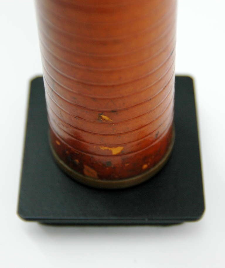 Vintage Thread Spool Table Lamp at 1stDibs | spool lamp, spool floor lamp