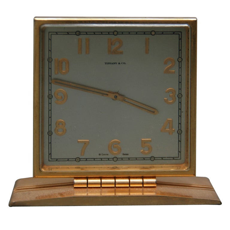 Tiffany and Co. Desk Clock at 1stDibs