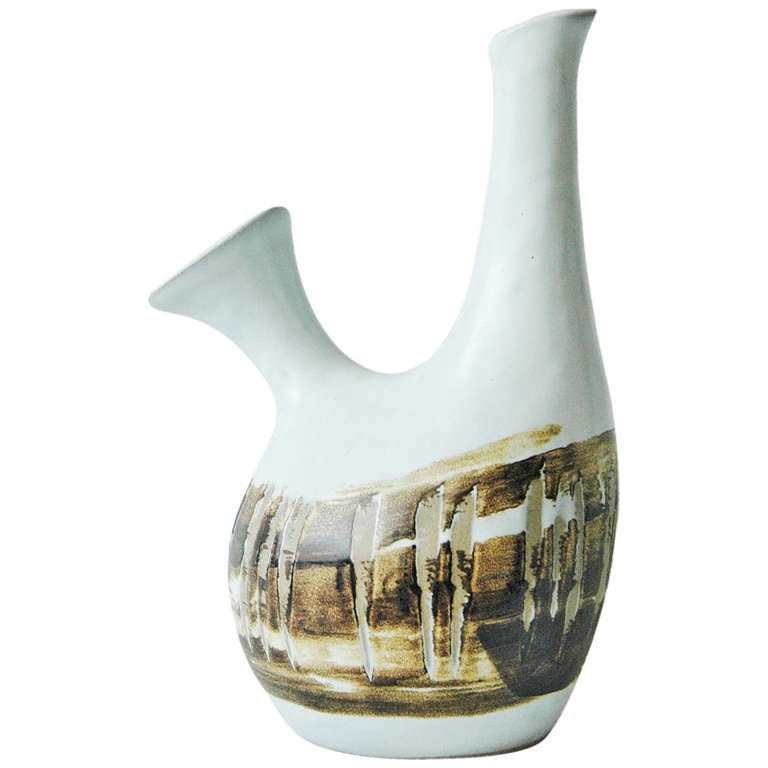 A Double-Spouted Pitcher by Martz at 1stDibs
