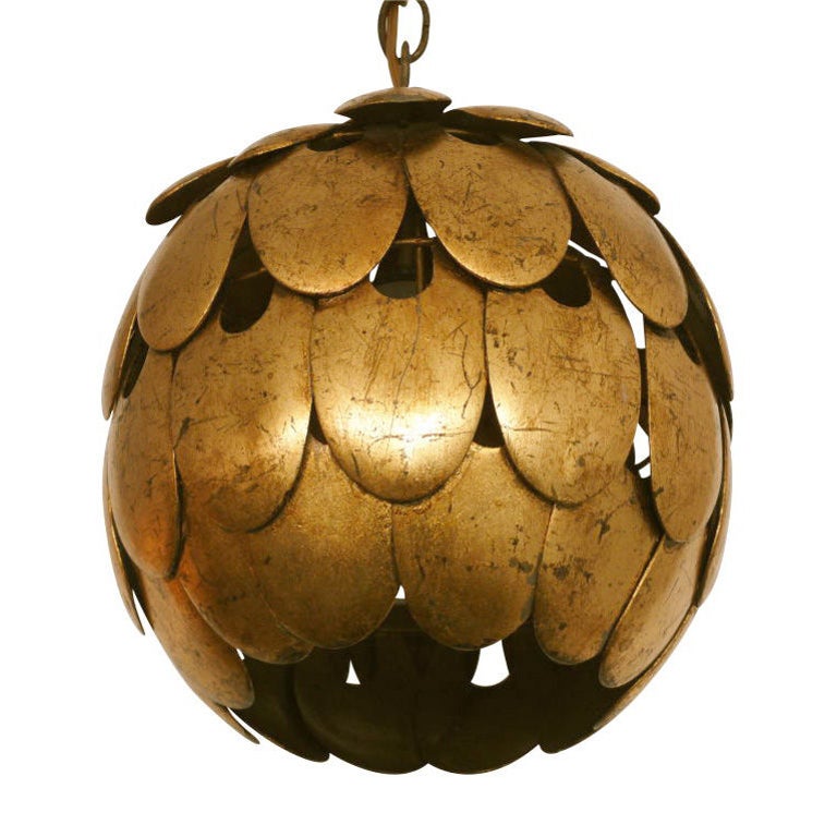 Scalloped Ceiling Light at 1stDibs