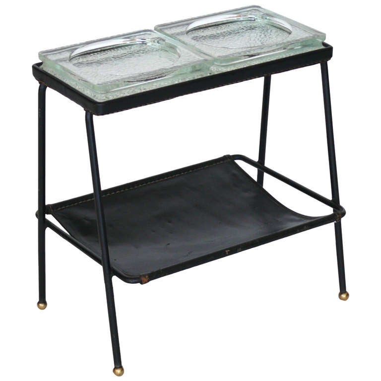Jacques Adnet Catch-All Table at 1stDibs